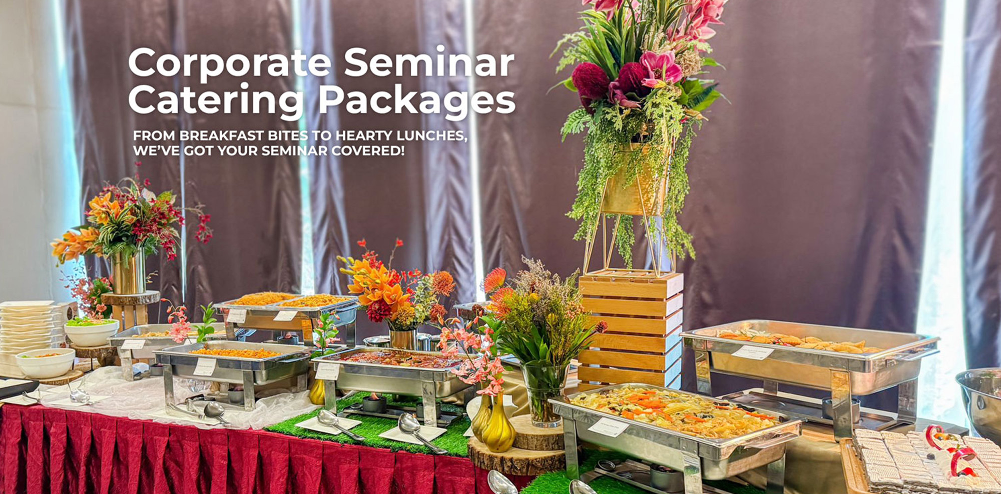 CC Banner – Seminar Package | Halal Buffet Catering Singapore